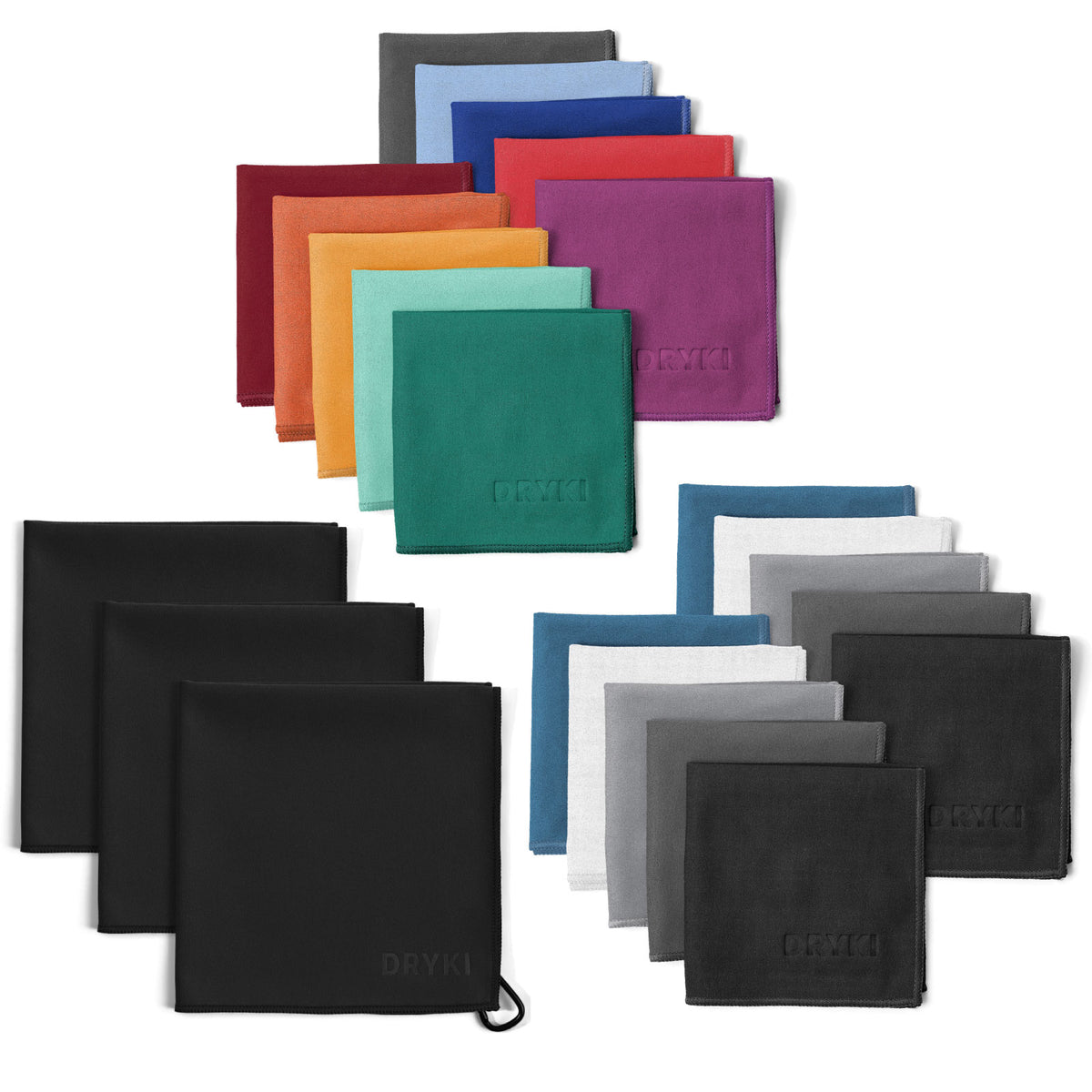 Pocket-Sized Sweat Towels - Sweat Rag Handkerchiefs for Men & Women ...